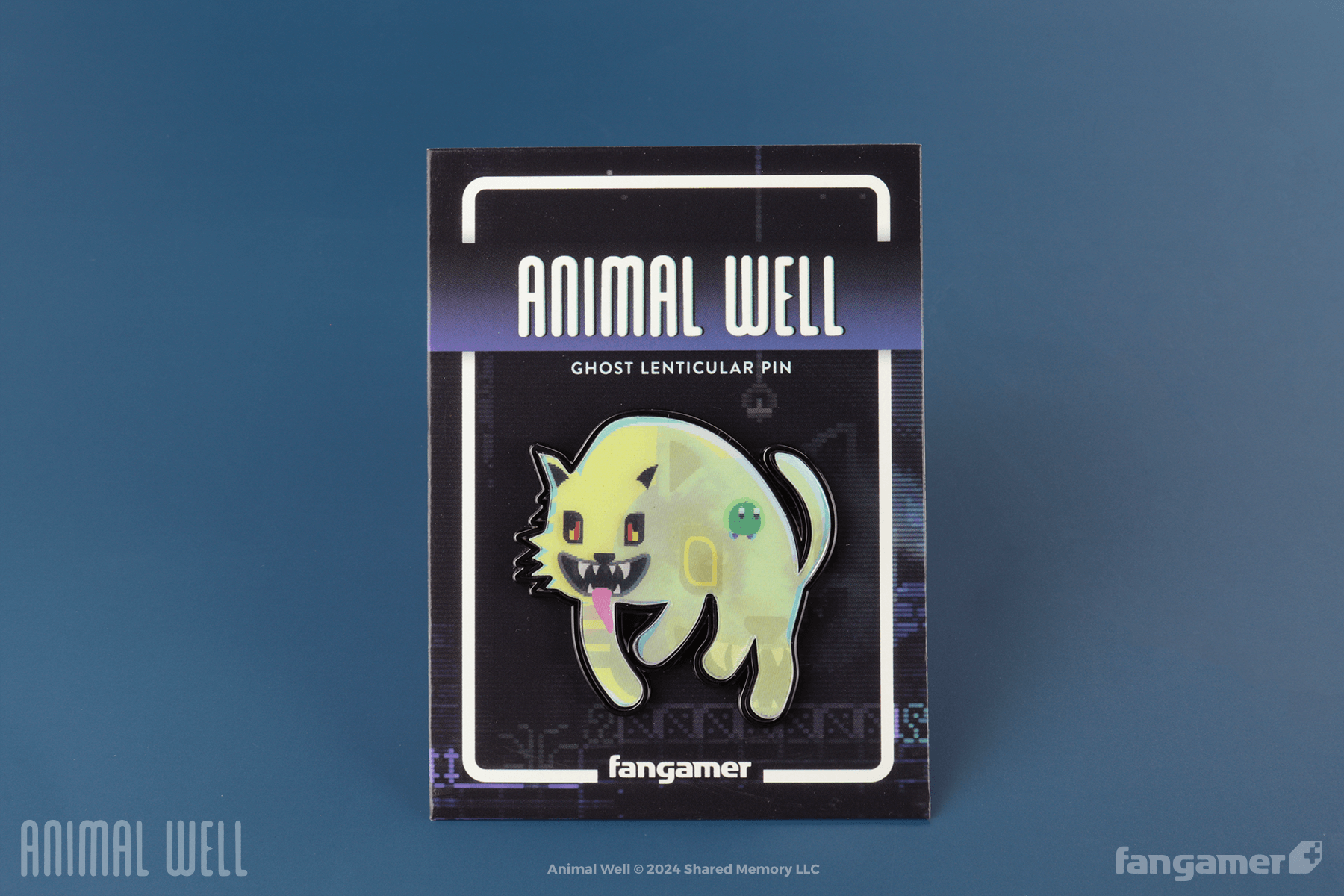 Animal Well - Ghost Lenticular Pin - Fangamer Europe