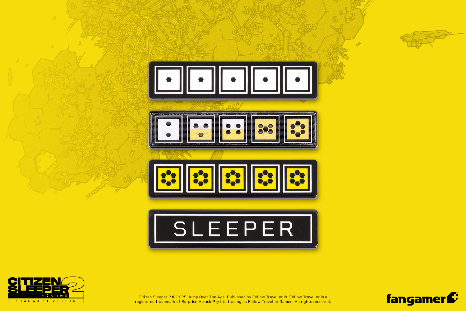 Citizen Sleeper 2 - Dice Pin Set - Fangamer Europe