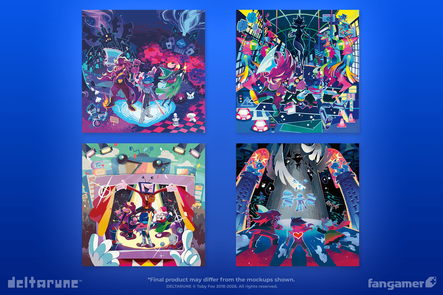 DELTARUNE - DELTARUNE Vinyl Poster Set - Fangamer Europe