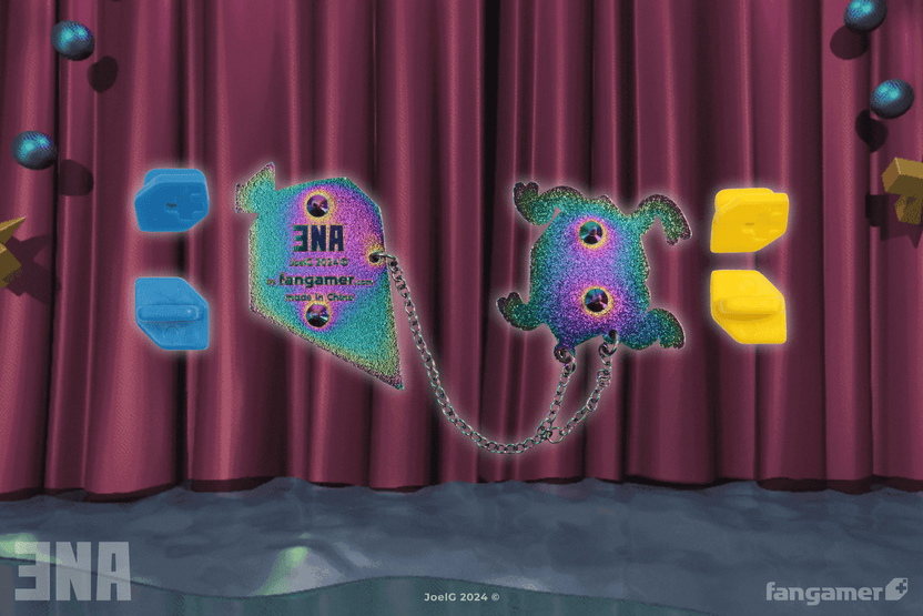 ENA - ENA Chained Mask Pin - Fangamer Europe