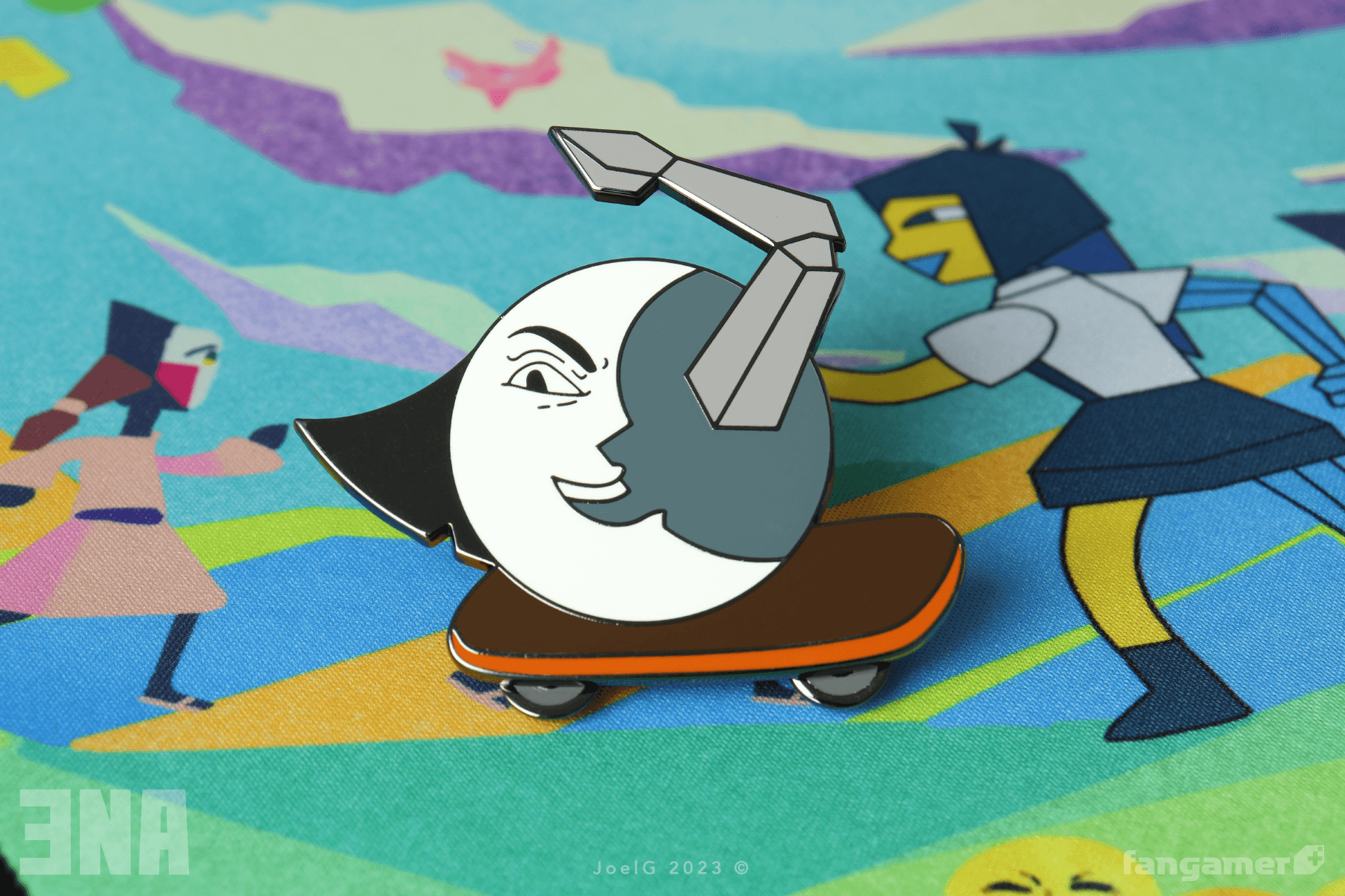 ENA - Skateboarding Moony Pin - Fangamer Europe