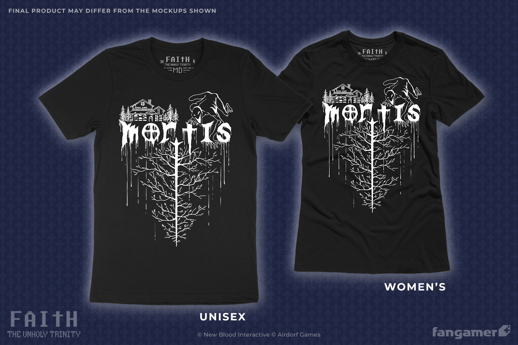FAITH: The Unholy Trinity - MORTIS Shirt - Fangamer Europe