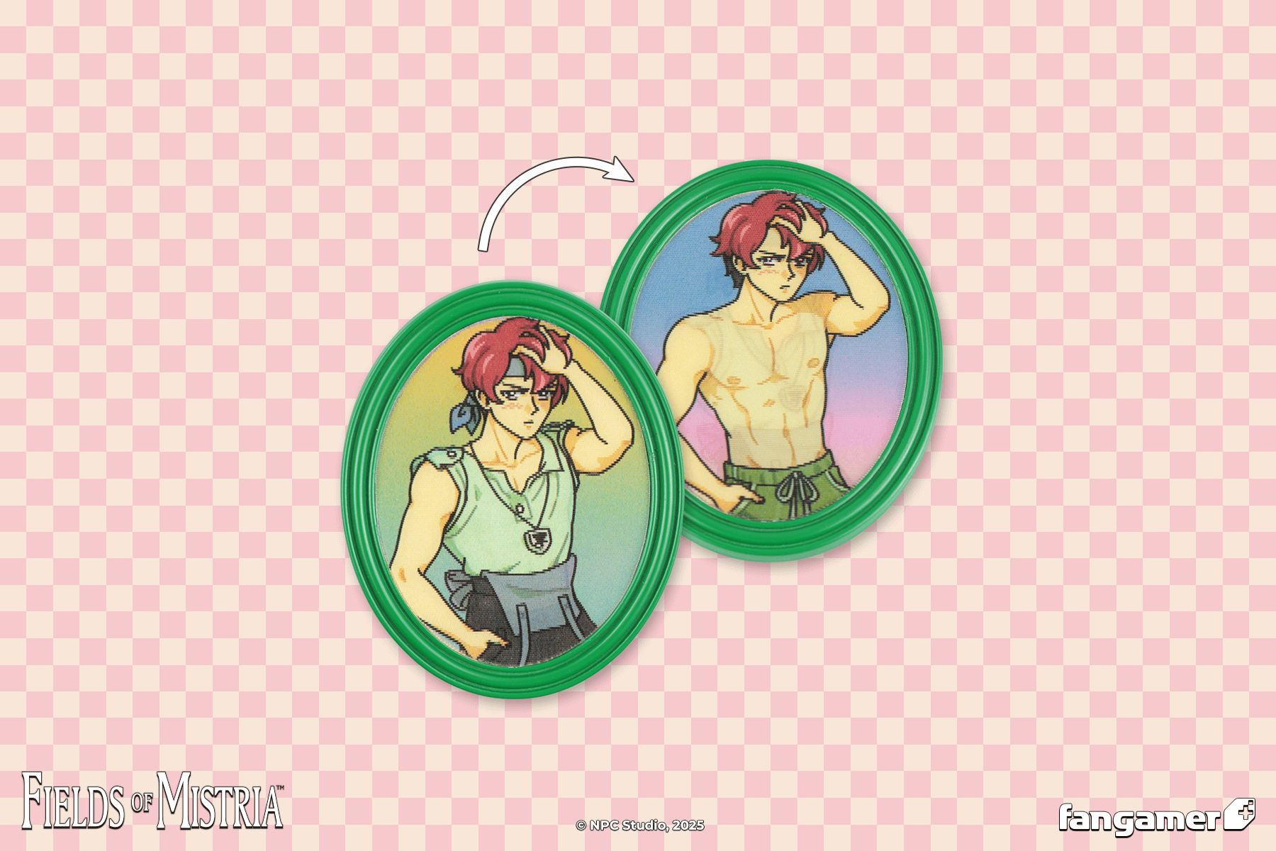 Fields of Mistria - March Lenticular Pin - Fangamer Europe