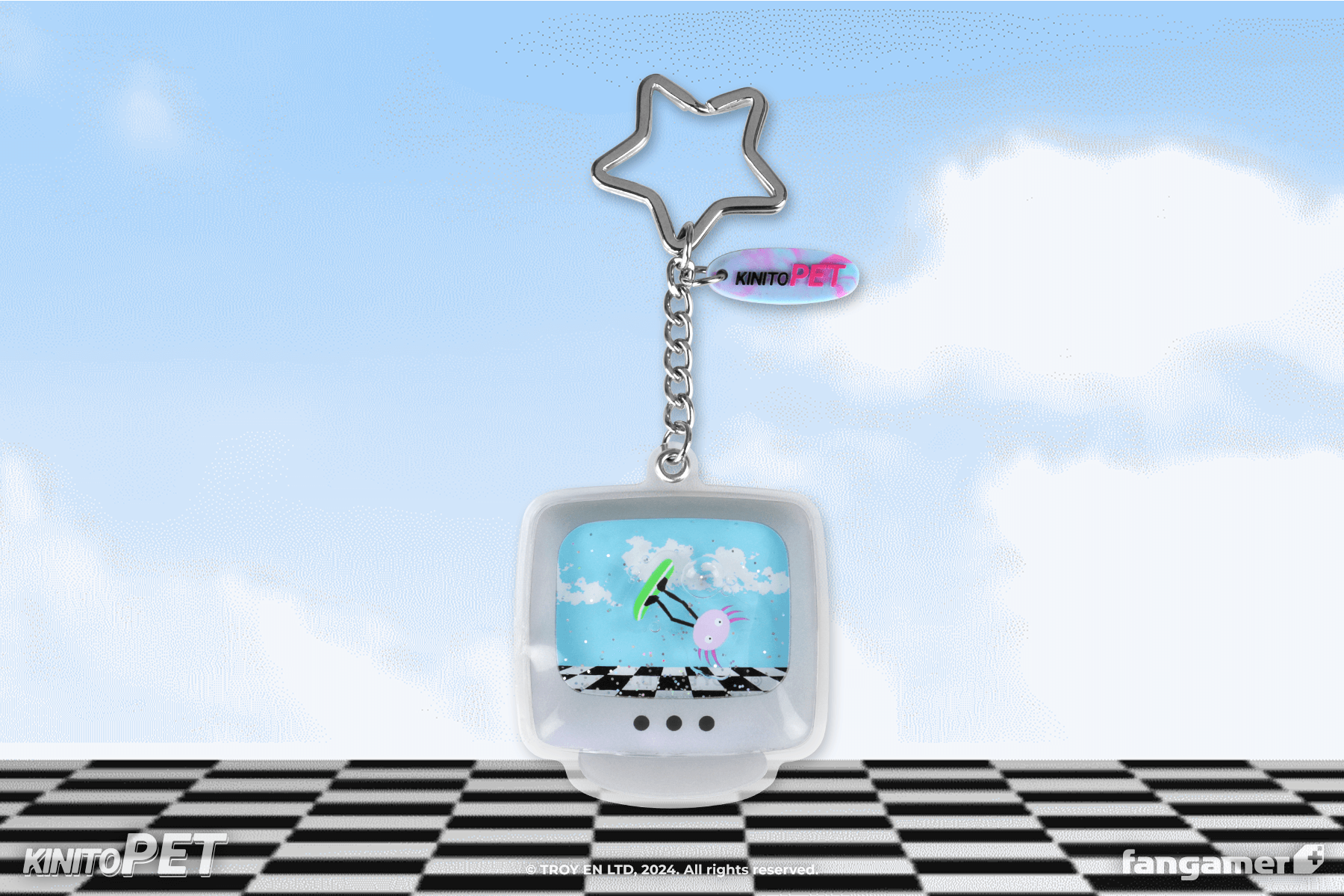 KinitoPET - Surfing Kinito Keychain - Fangamer Europe
