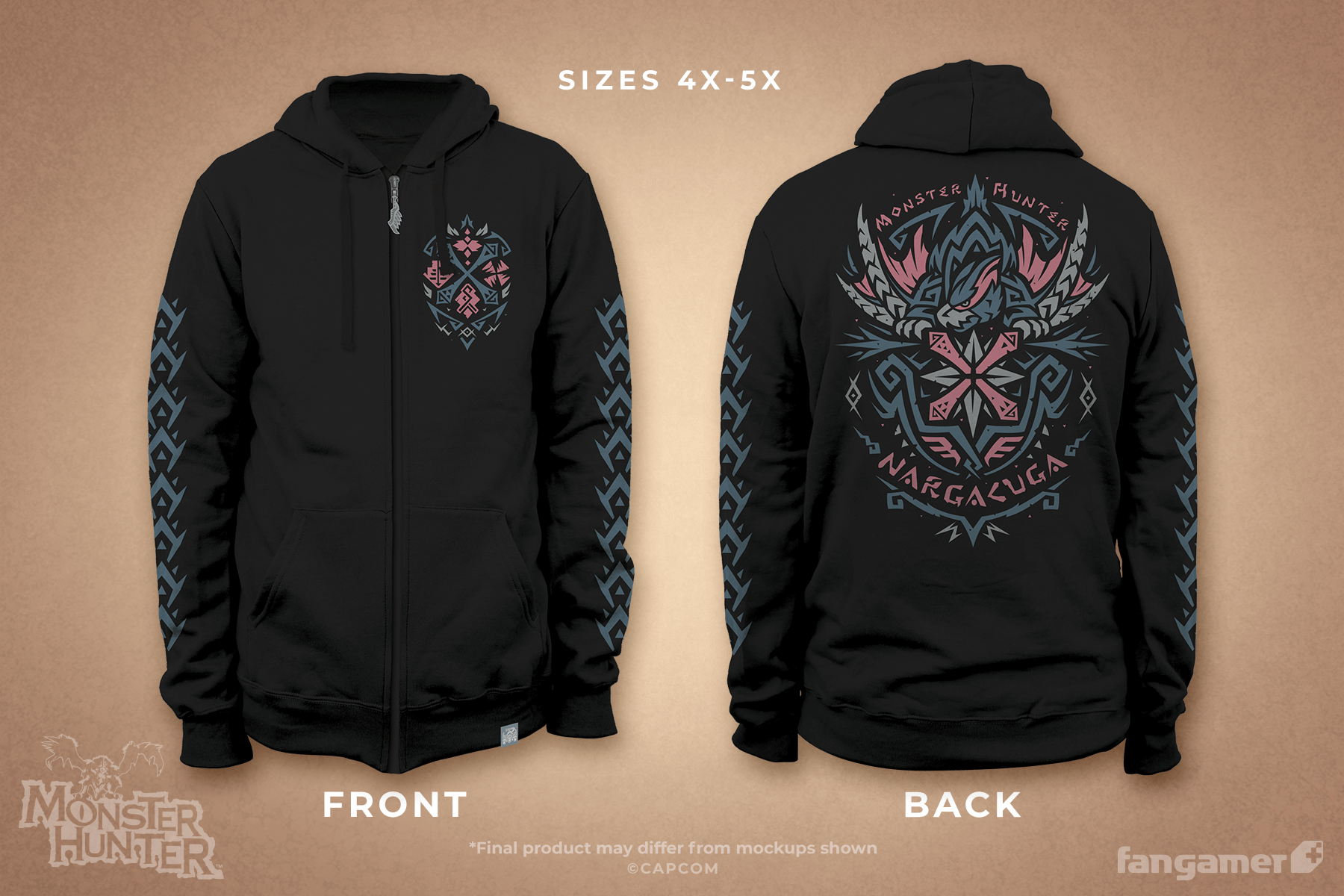 Monster Hunter - Nargacuga Hunter Hoodie - Fangamer Europe