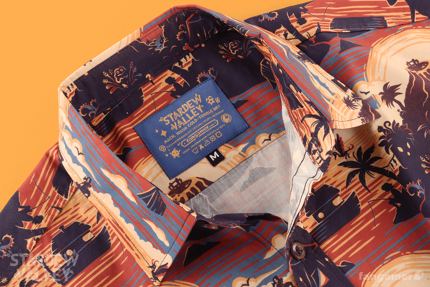 Stardew Valley - Ginger Island Resort Button Up Shirt - Fangamer Europe