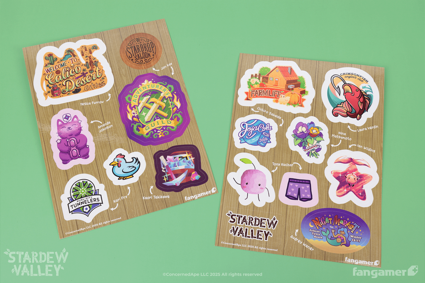 Stardew Valley - Pelican Town Sticker Sheets - Fangamer Europe