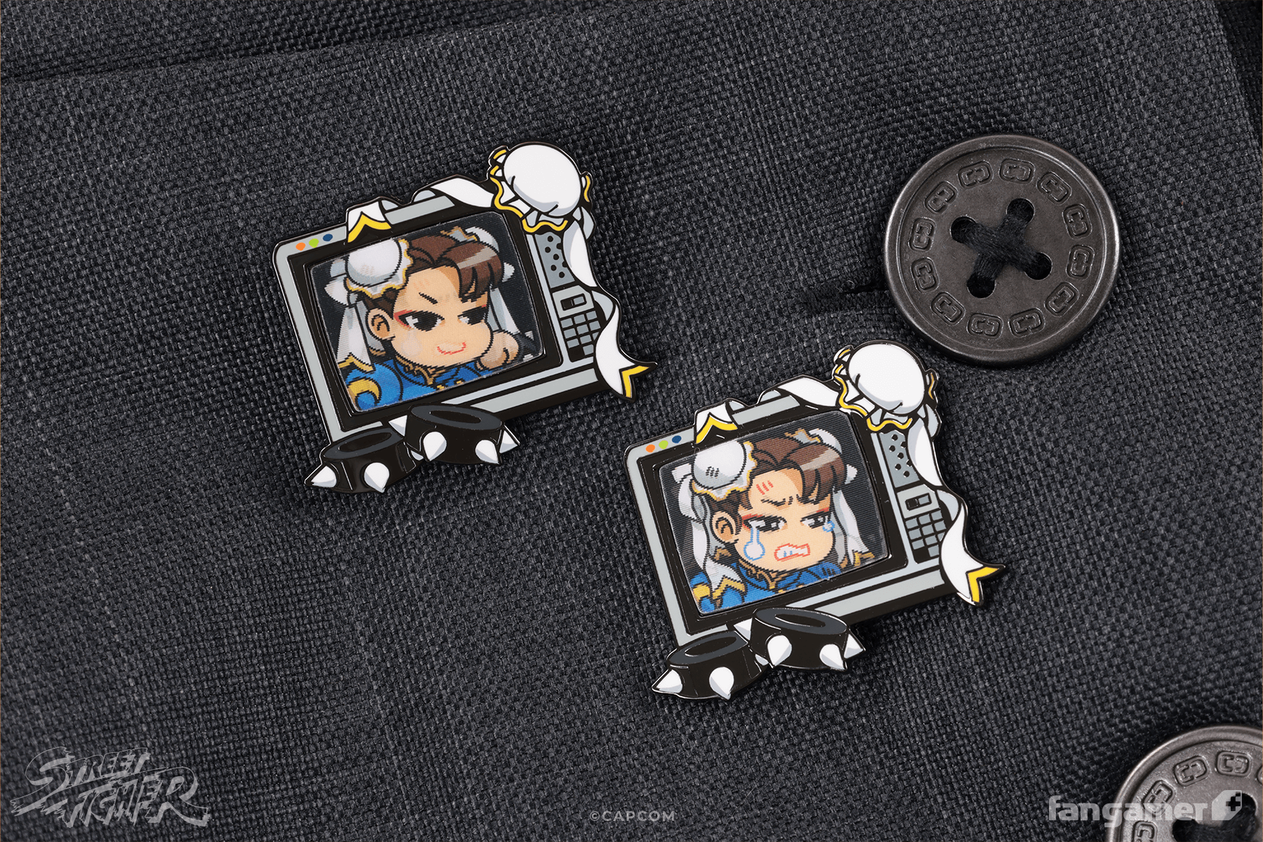 Street Fighter - Street Fighter Buddies Lenticular Pin: Chun-Li ...