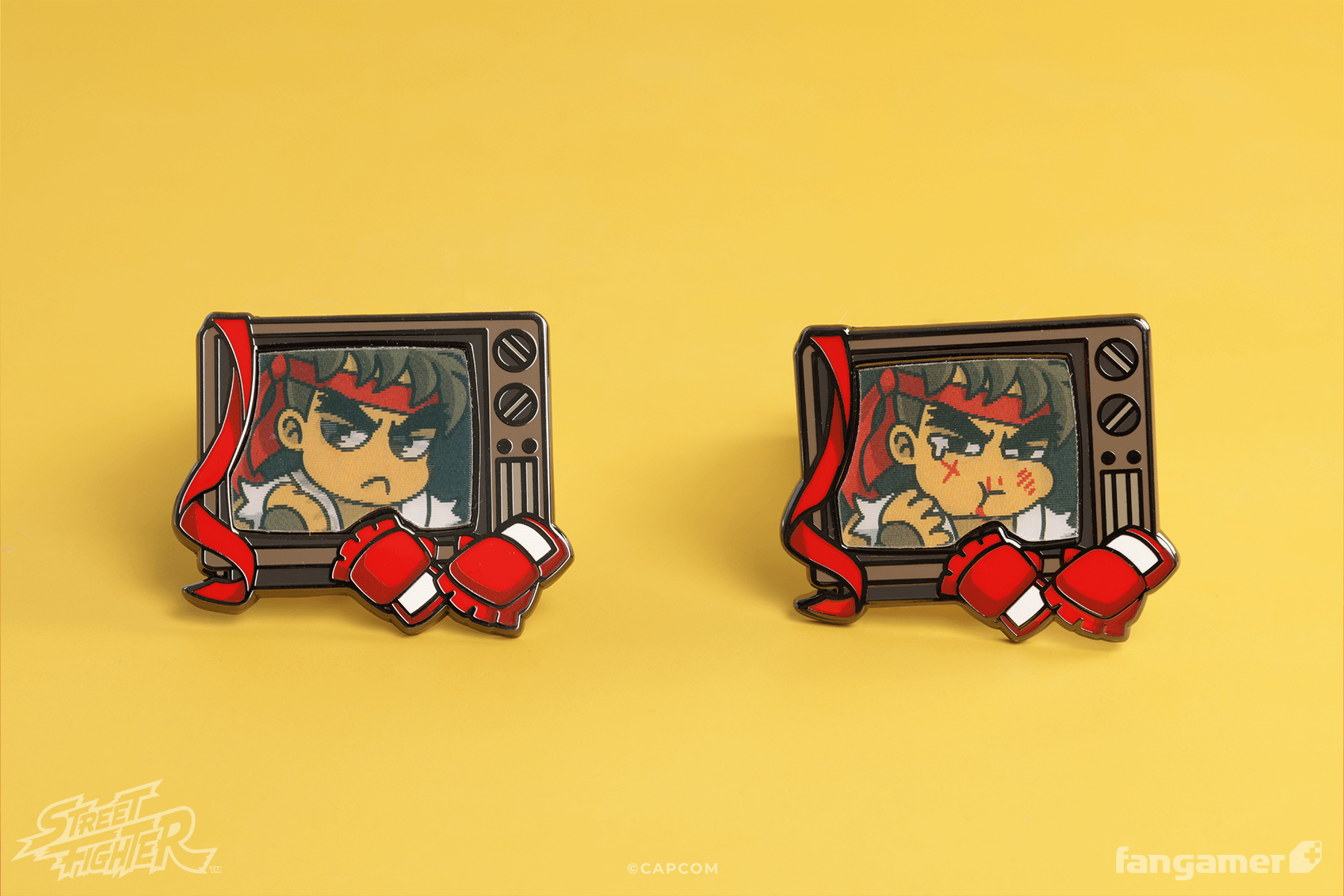 Street Fighter - Street Fighter Buddies Lenticular Pin: Ryu - Fangamer Europe