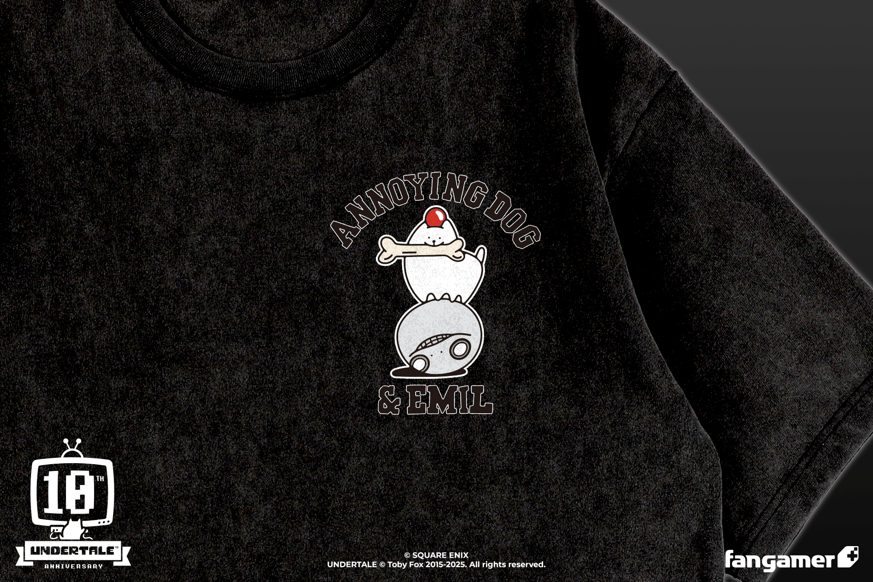 UNDERTALE x SQUARE ENIX - Annoying Dog and Emil - Fangamer Europe