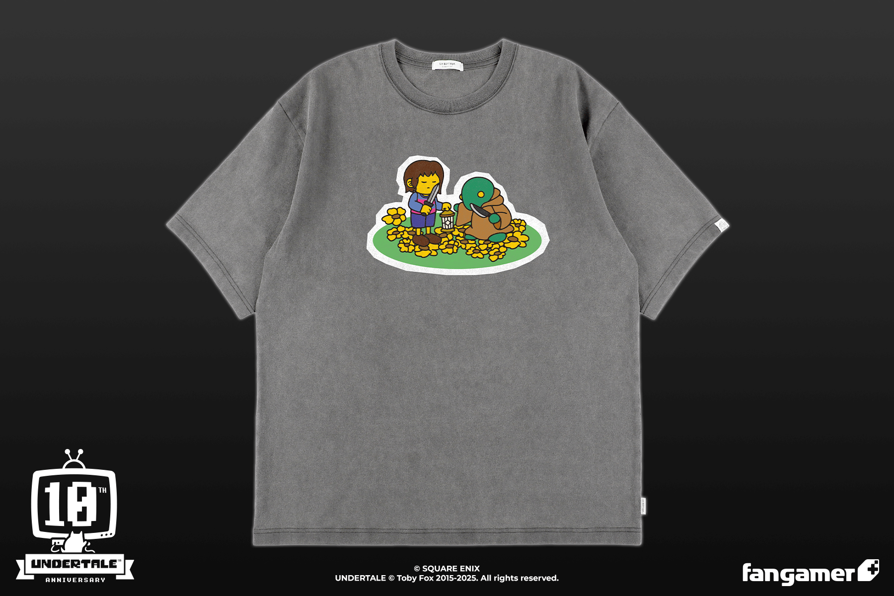 UNDERTALE x SQUARE ENIX - Human and Tonberry Tee - Fangamer Europe
