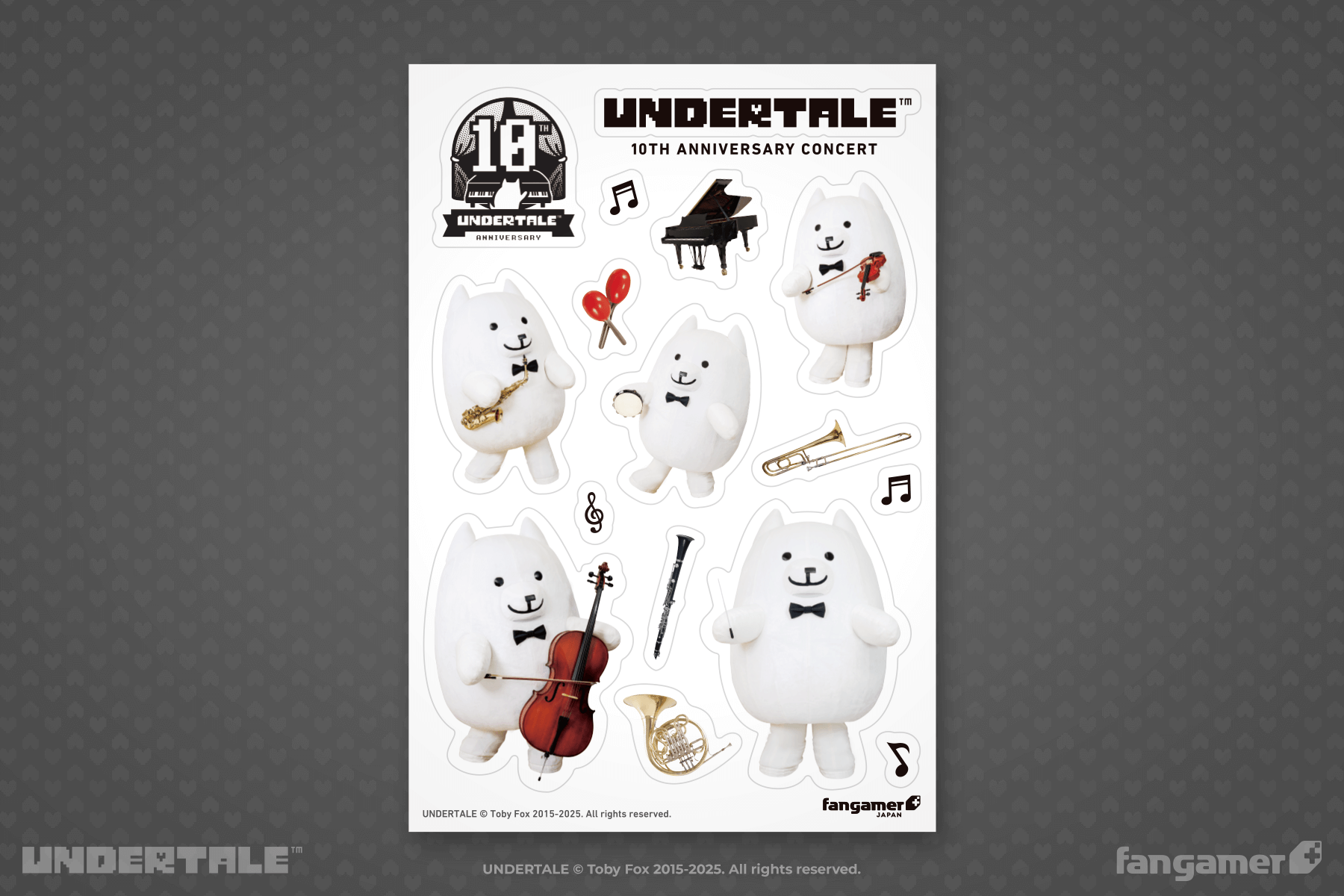 UNDERTALE - Annoying Dog Sticker Sheet - Fangamer Europe