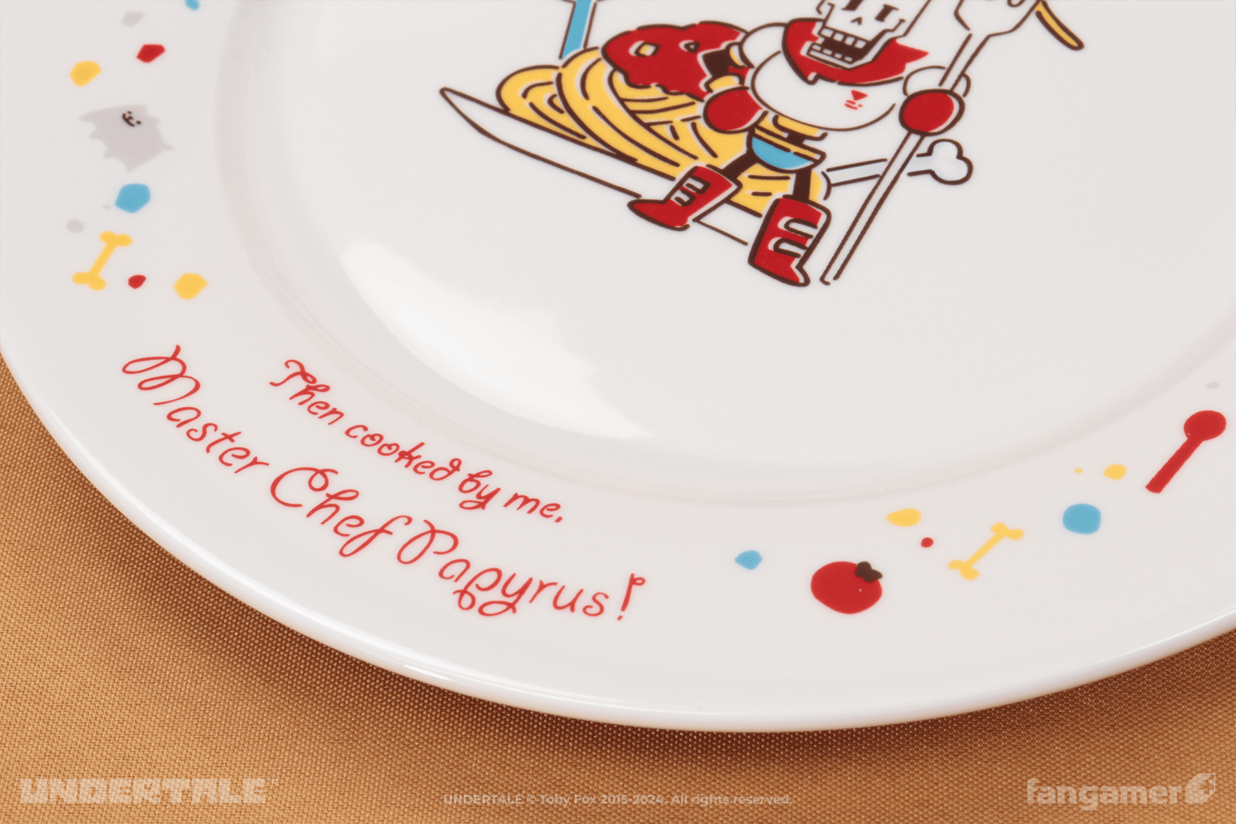 UNDERTALE - Papyrus Date Commemorative Spaghetti Plate - Fangamer Europe
