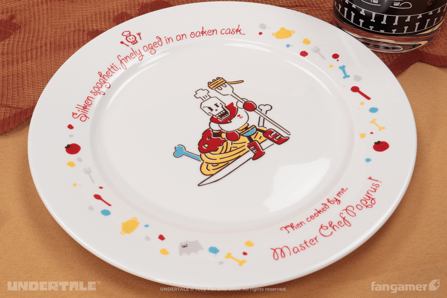 UNDERTALE - Papyrus Date Commemorative Spaghetti Plate - Fangamer Europe