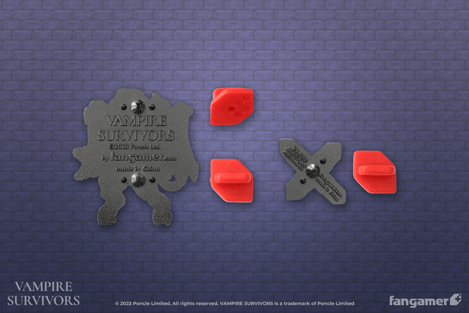 Vampire Survivors - Krochi Freetto Pin - Fangamer Europe