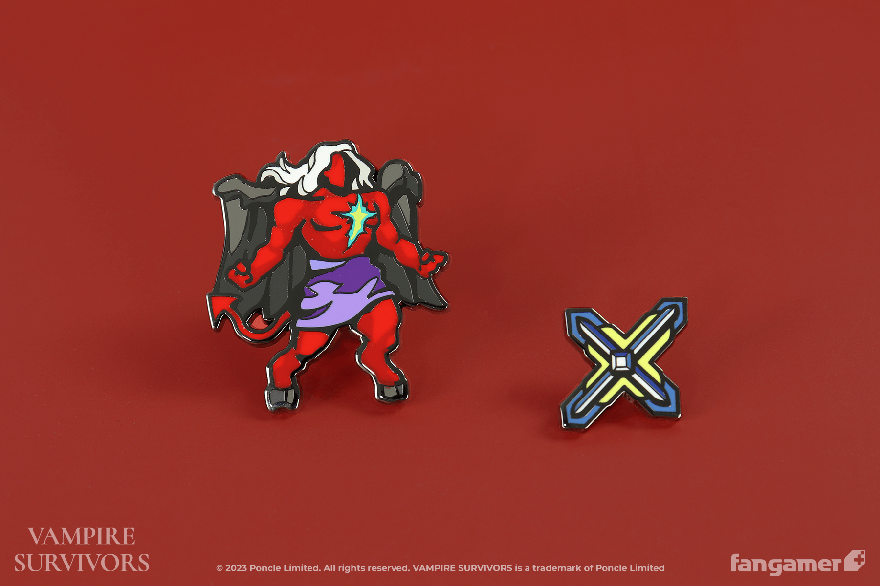 Vampire Survivors - Krochi Freetto Pin - Fangamer Europe