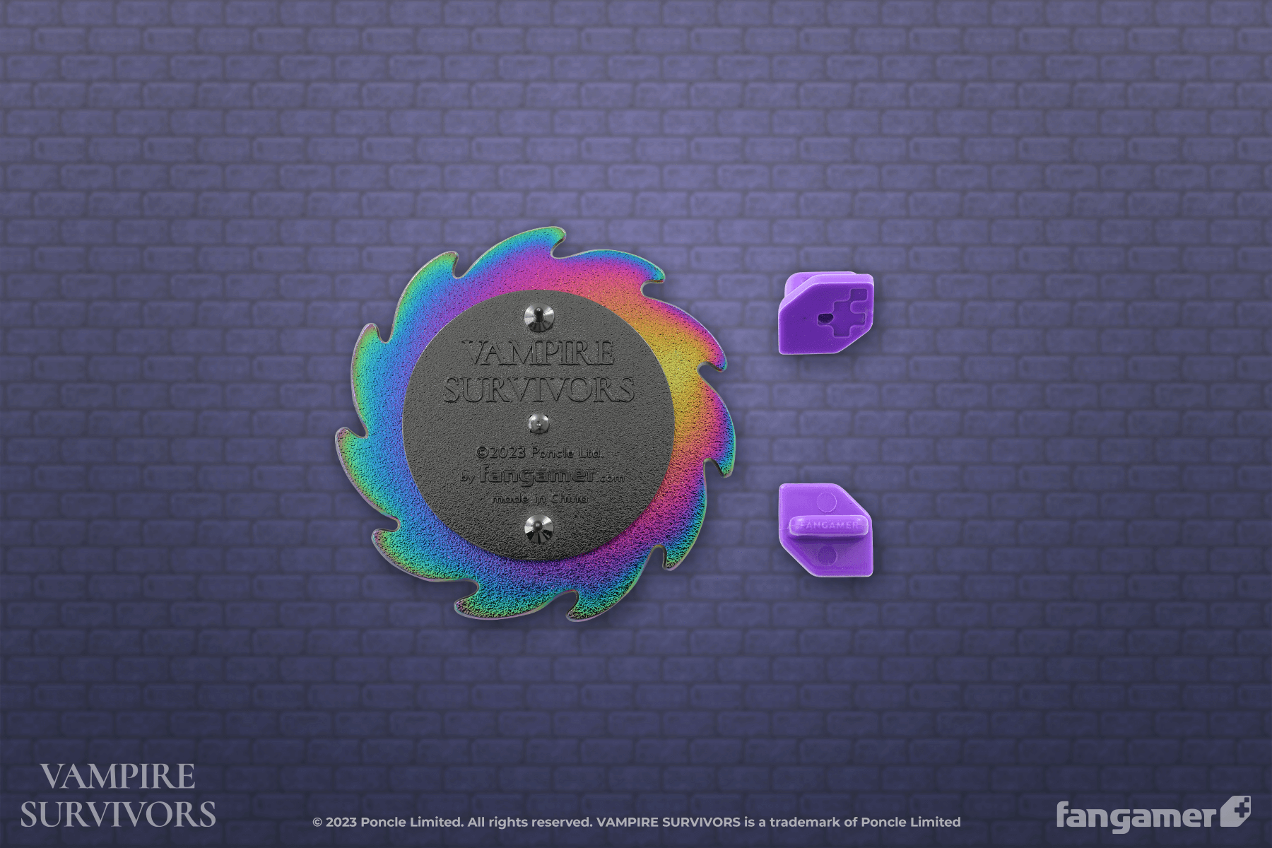 Vampire Survivors - Queen Sigma Spinning Pin - Fangamer Europe