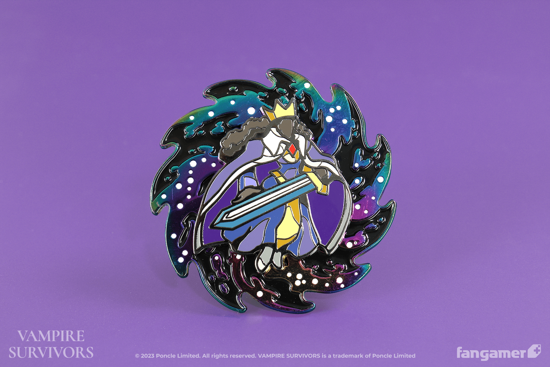 Vampire Survivors - Queen Sigma Spinning Pin - Fangamer Europe