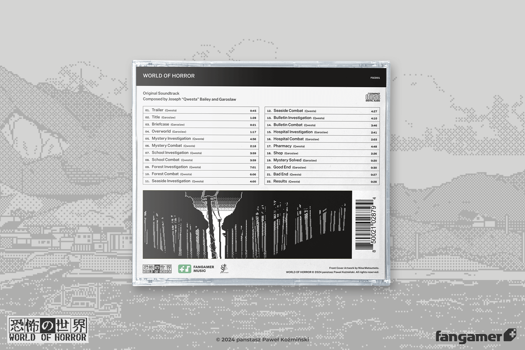 World of Horror - World of Horror CD Soundtrack - Fangamer Europe