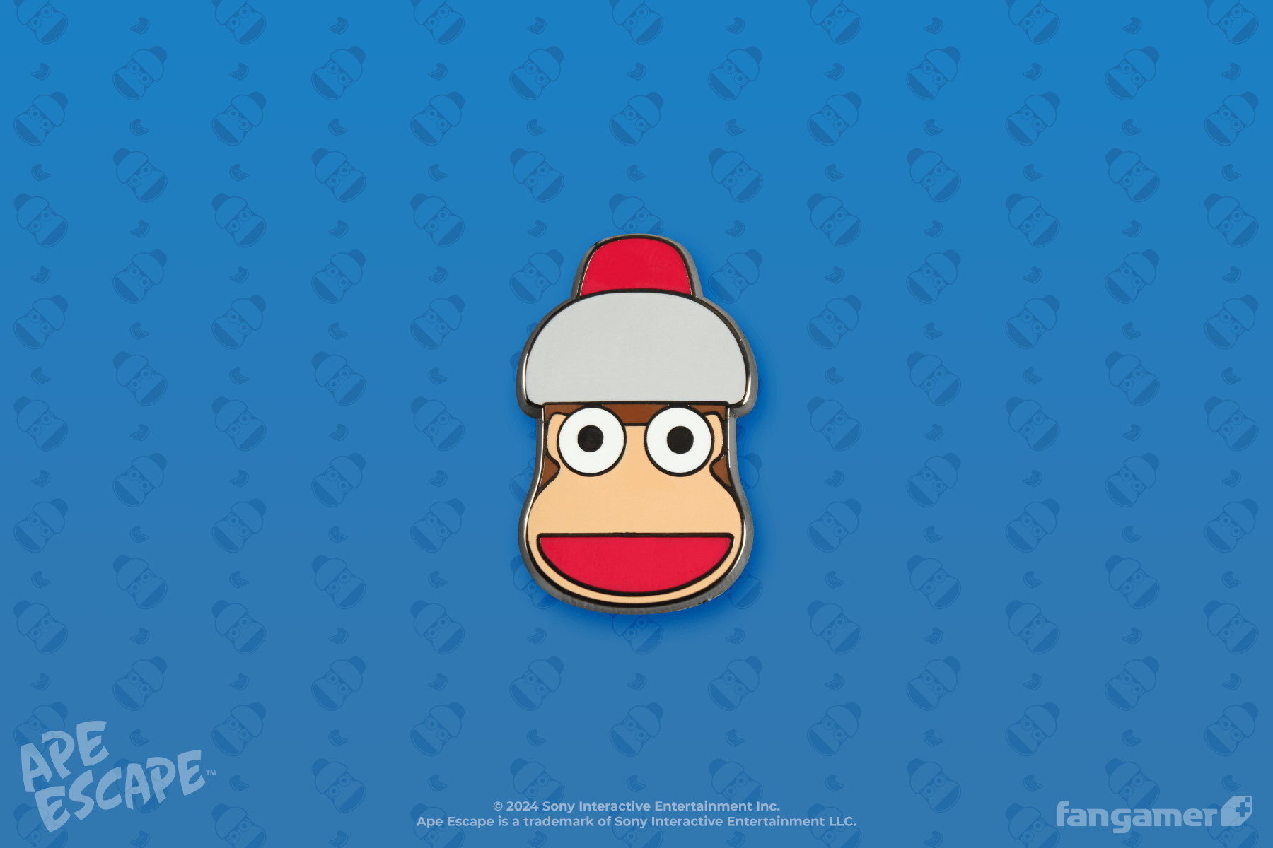 Ape Escape - Pipo Monkey Enamel Pin - Fangamer Europe