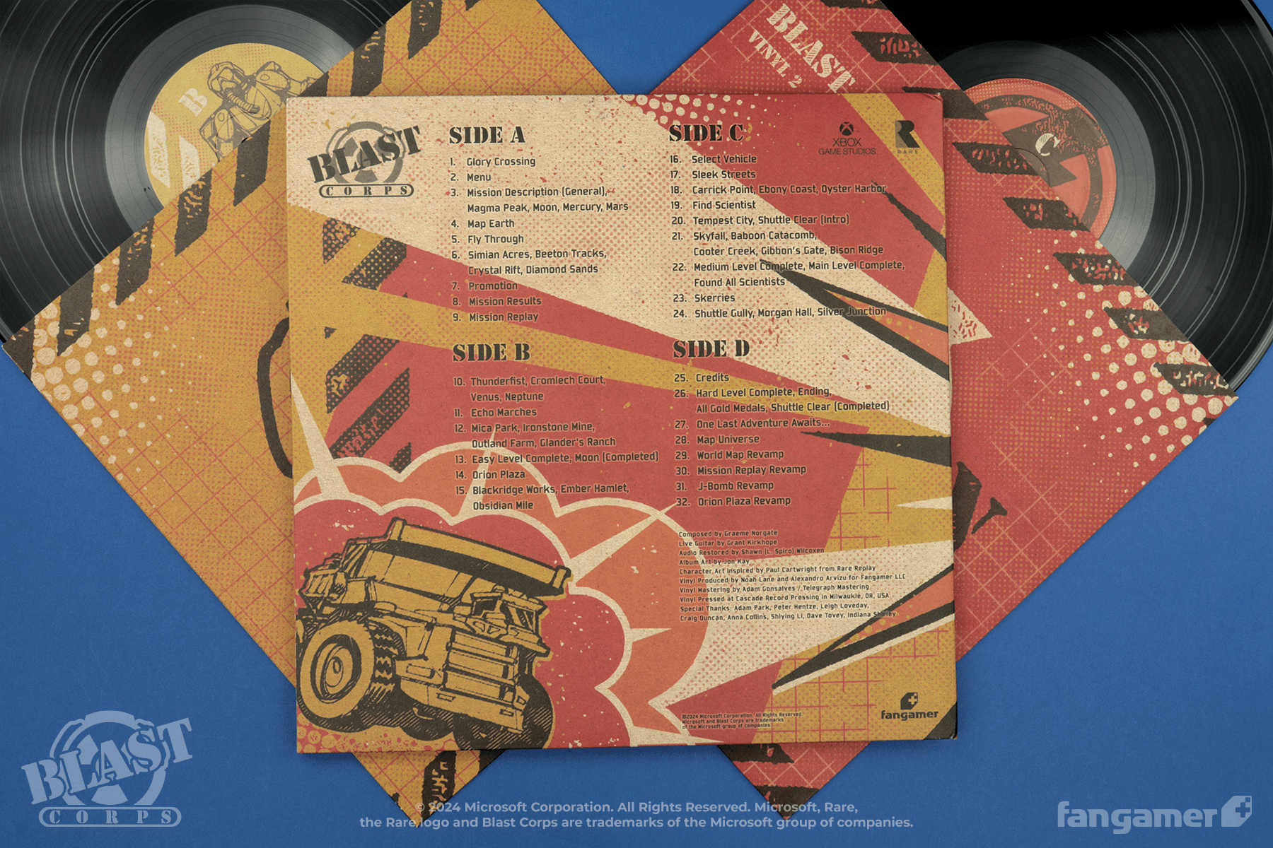 Blast Corps - Blast Corps Vinyl Soundtrack - Fangamer Europe