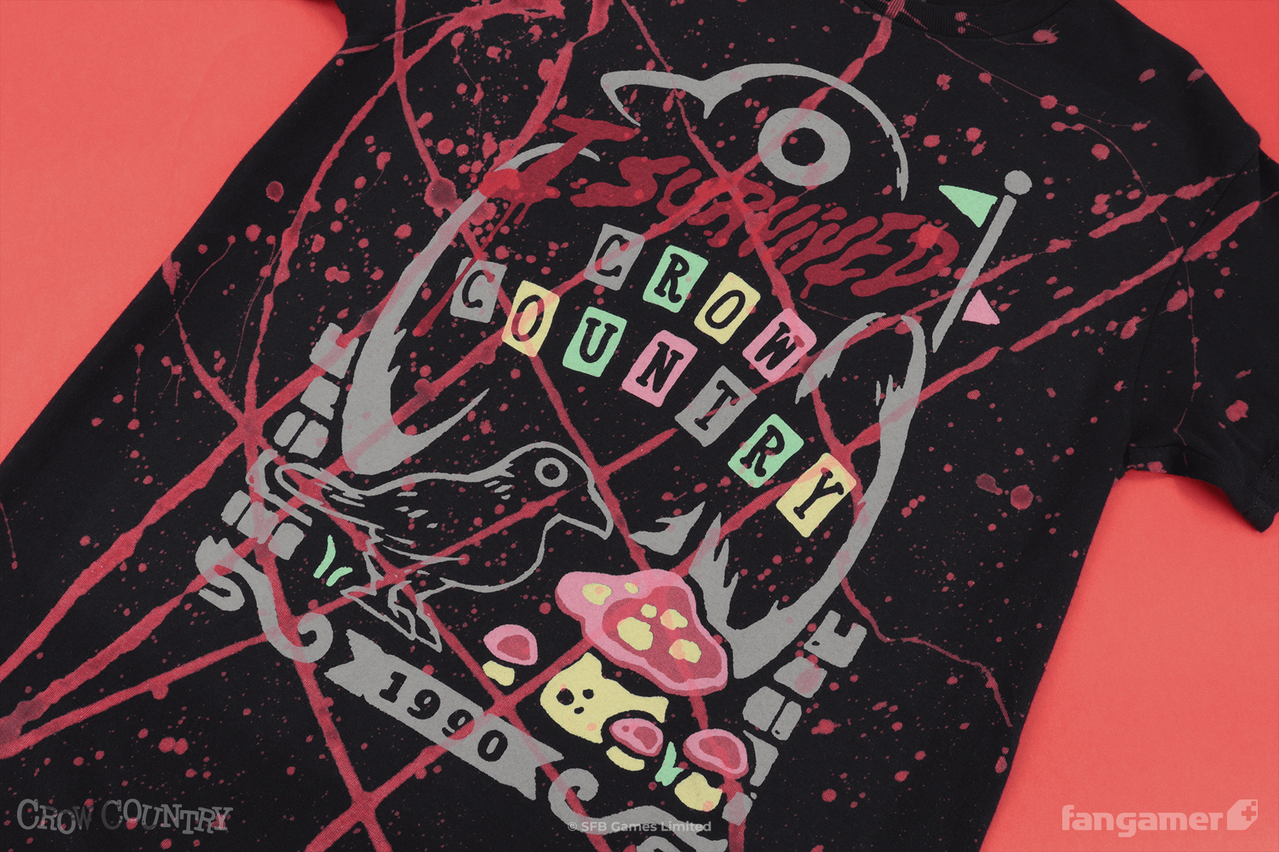 Crow Country - I Survived Crow Country Shirt - Fangamer Europe