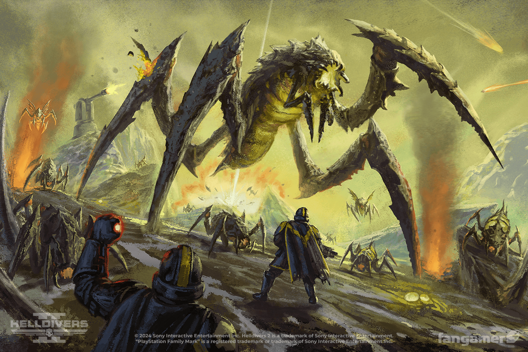 Helldivers 2 - Terminids Desk Mat - Fangamer Europe