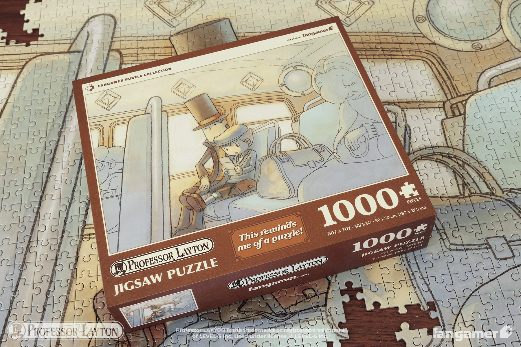 Professor Layton Jigsaw Puzzle - Fangamer Europe