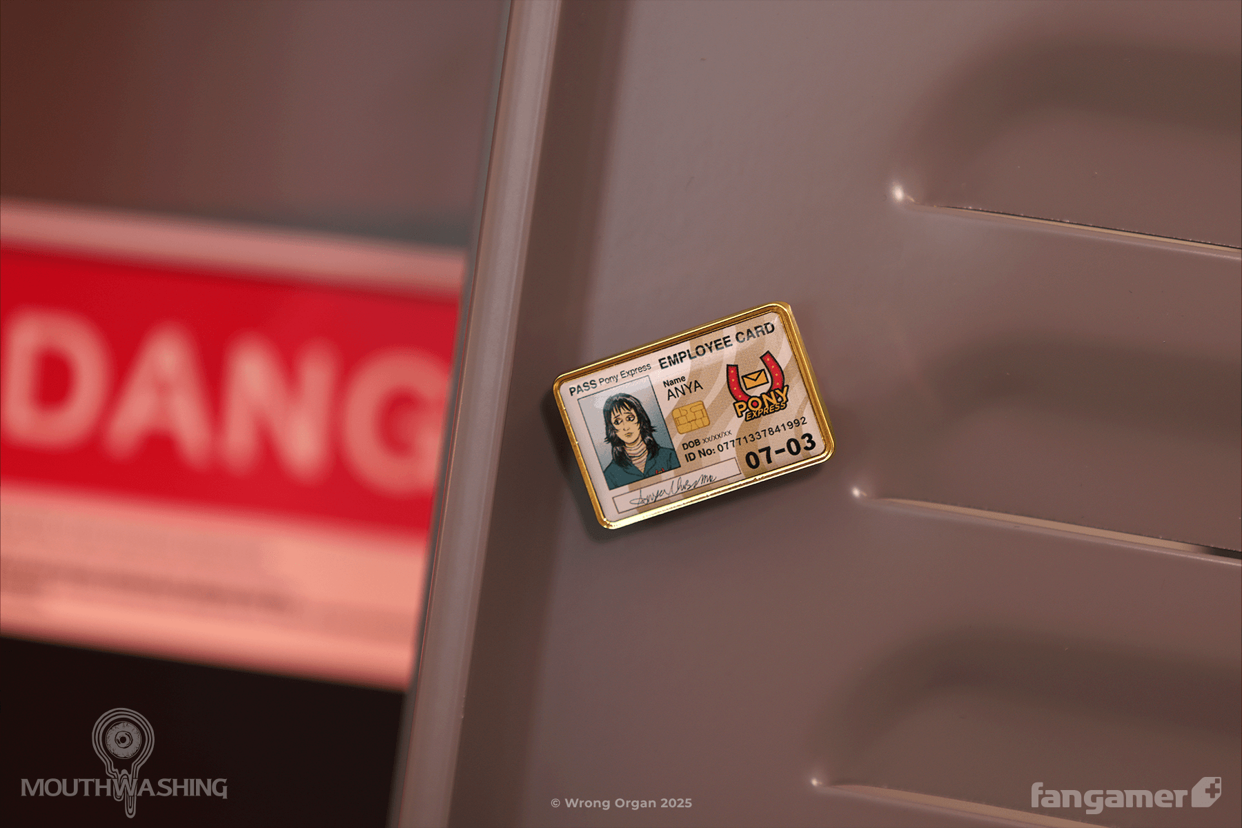 MOUTHWASHING - Anya and Polle ID Card Pin Set - Fangamer Europe