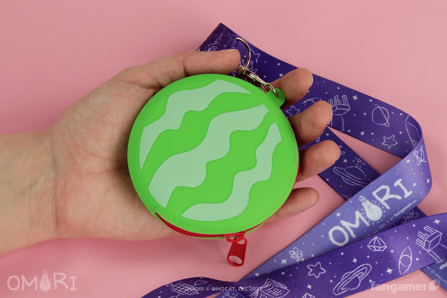 OMORI - Watermelon Pouch and Lanyard - Fangamer Europe