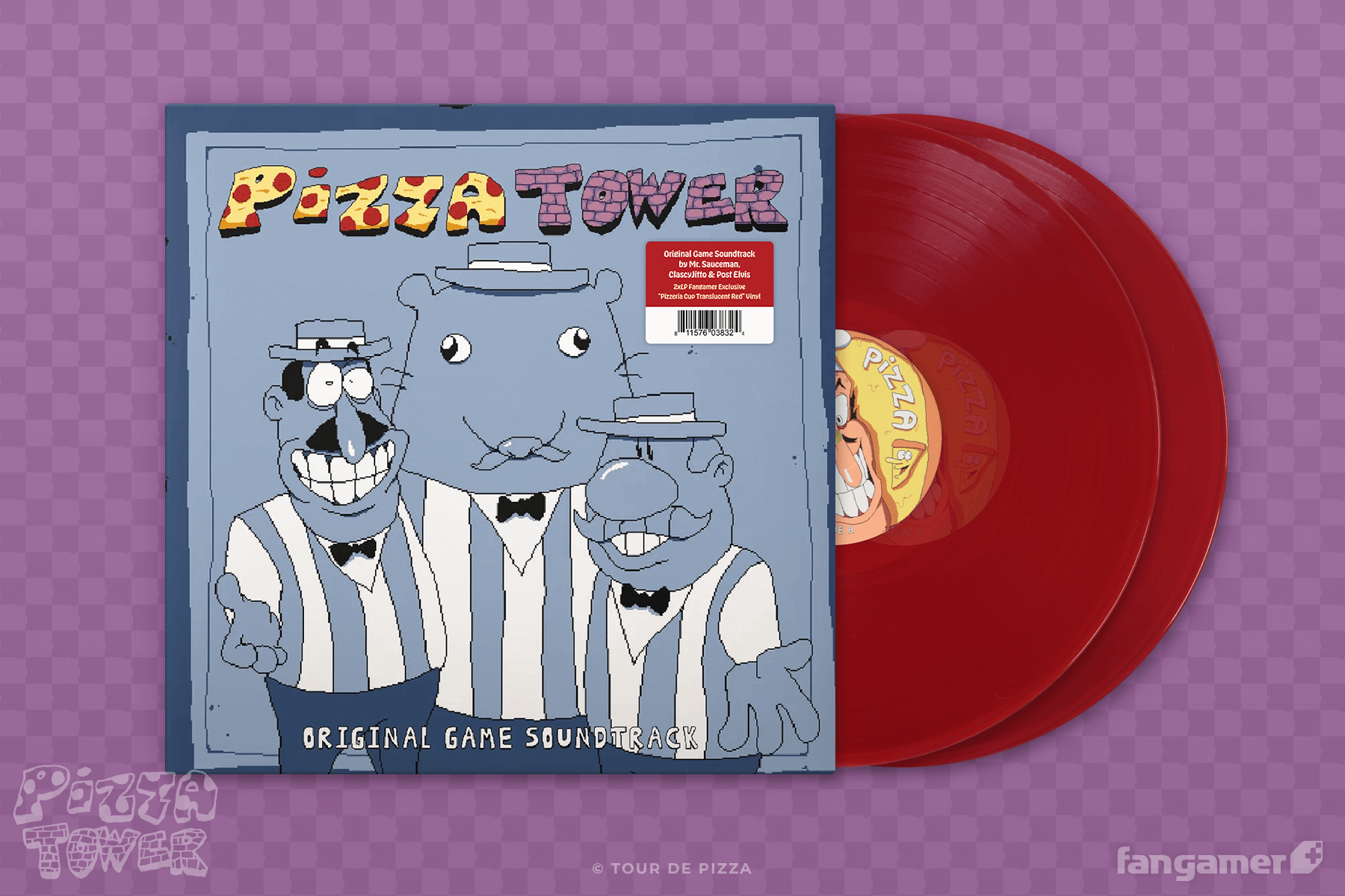 Pizza Tower - Pizza Tower Vinyl Soundtrack - Fangamer Europe