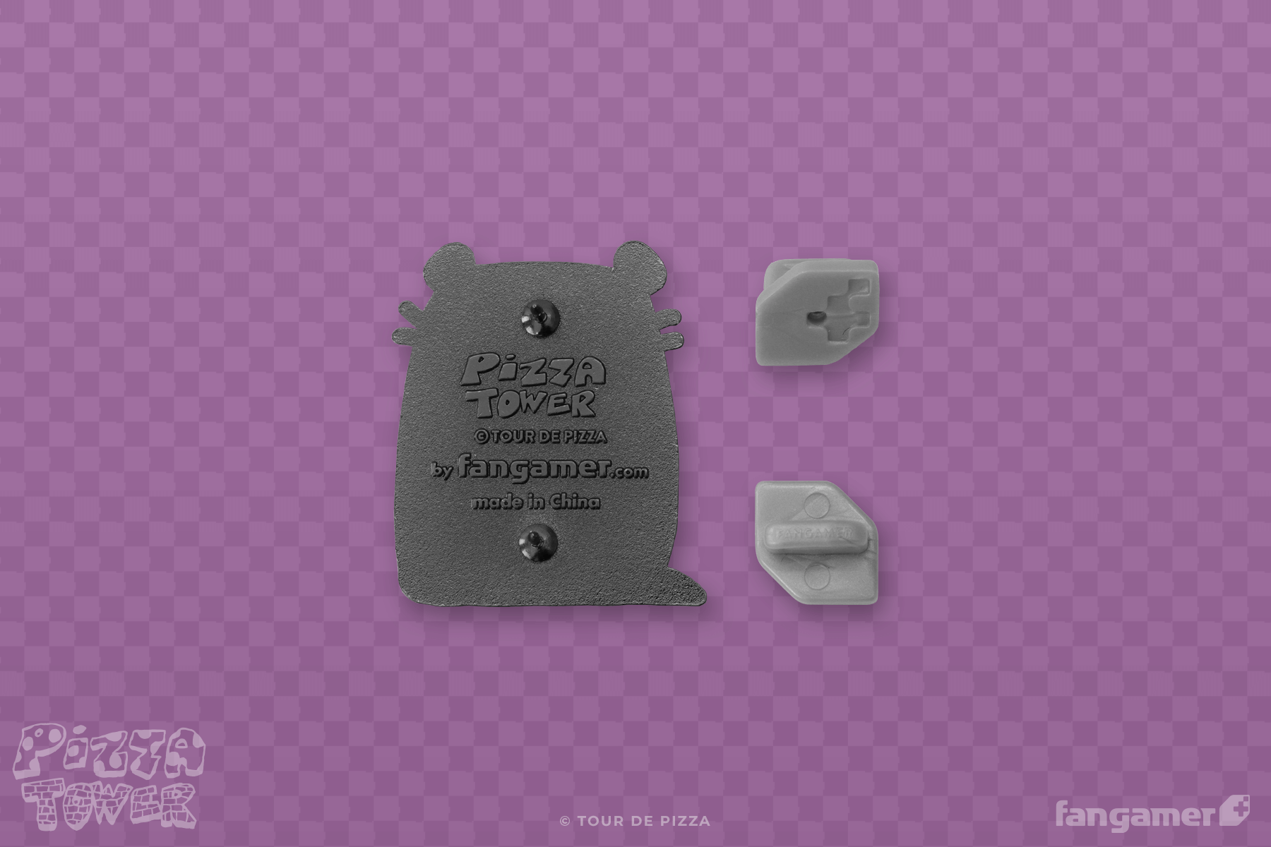 Pizza Tower - Brick the Rat Pin - Fangamer Europe