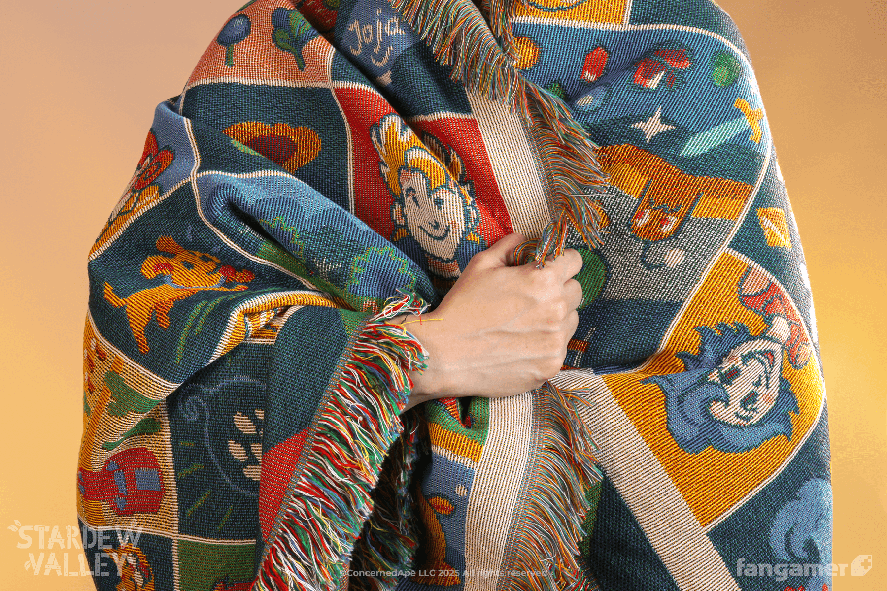 Stardew Valley - Farmhouse Patchwork Throw Blanket - Fangamer Europe