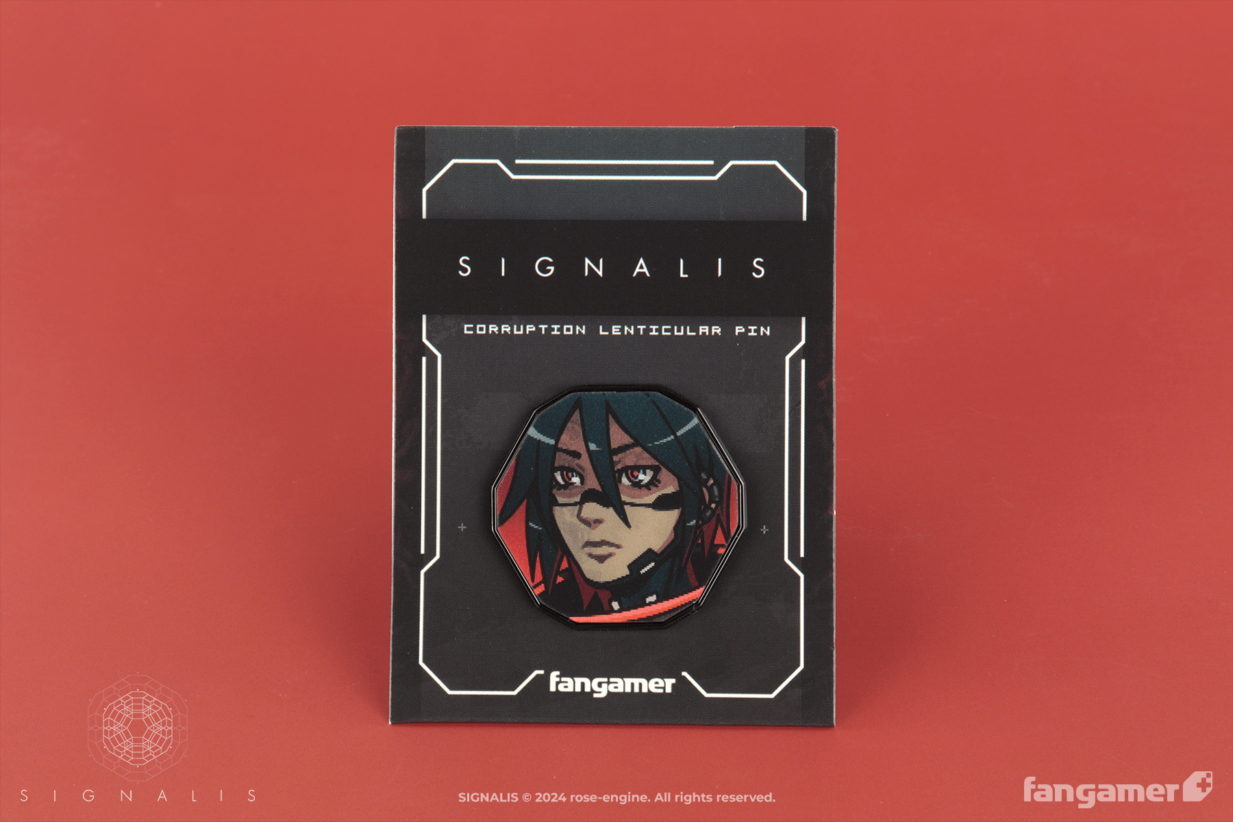 SIGNALIS - Corruption Lenticular Pin - Fangamer Europe