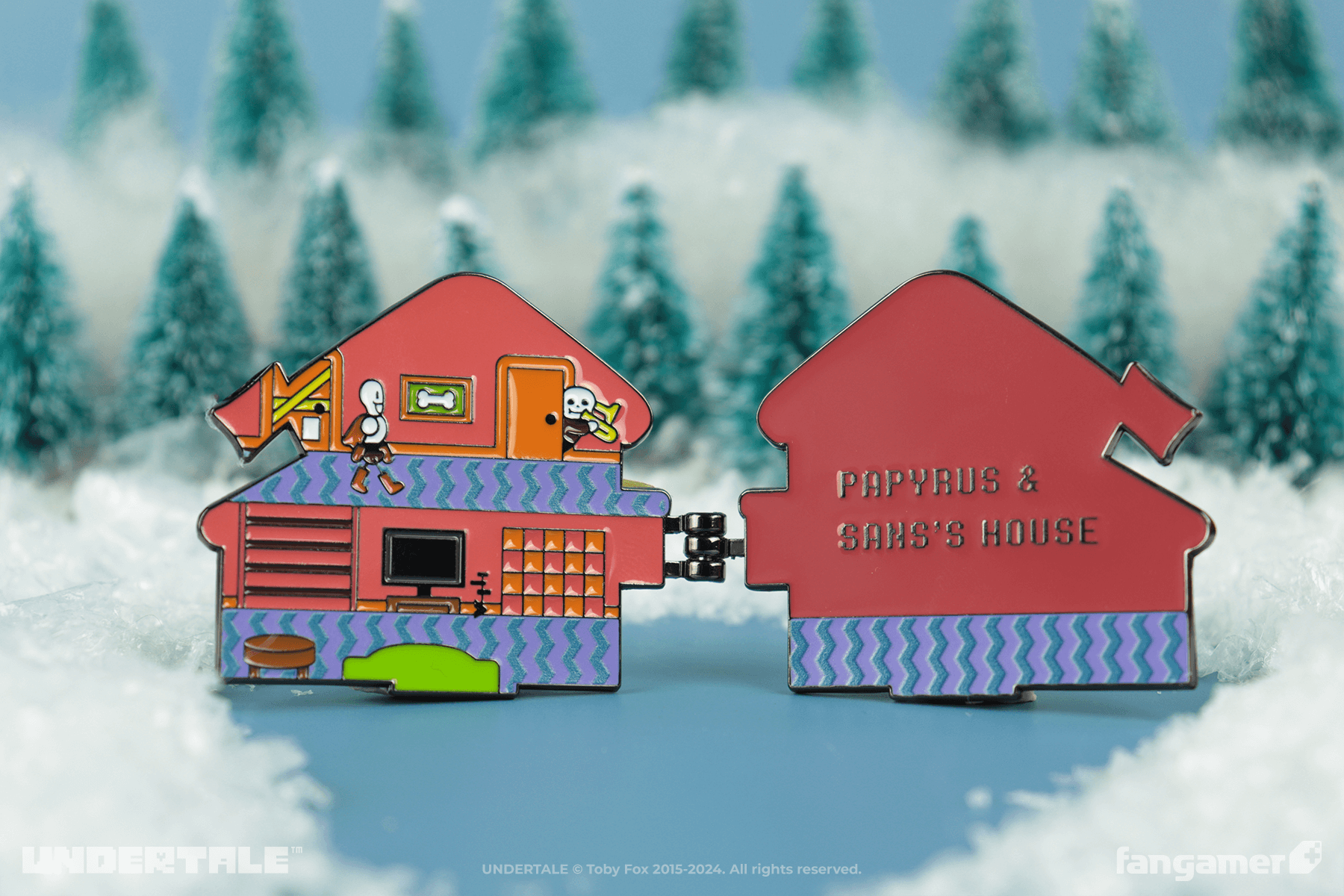 UNDERTALE - Papyrus & Sans's House Hinged Pin - Fangamer Europe