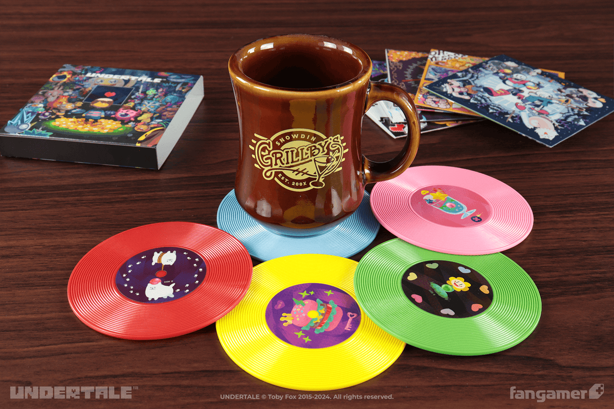 UNDERTALE - UNDERTALE Vinyl Record Coaster Set - Fangamer Europe