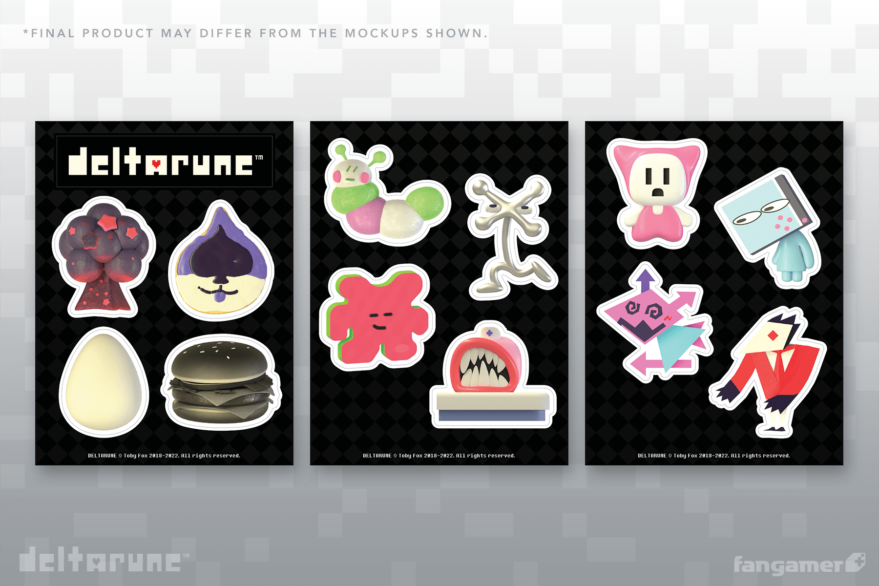 DELTARUNE - Deltarune NPC Sticker Sheet - Fangamer Europe