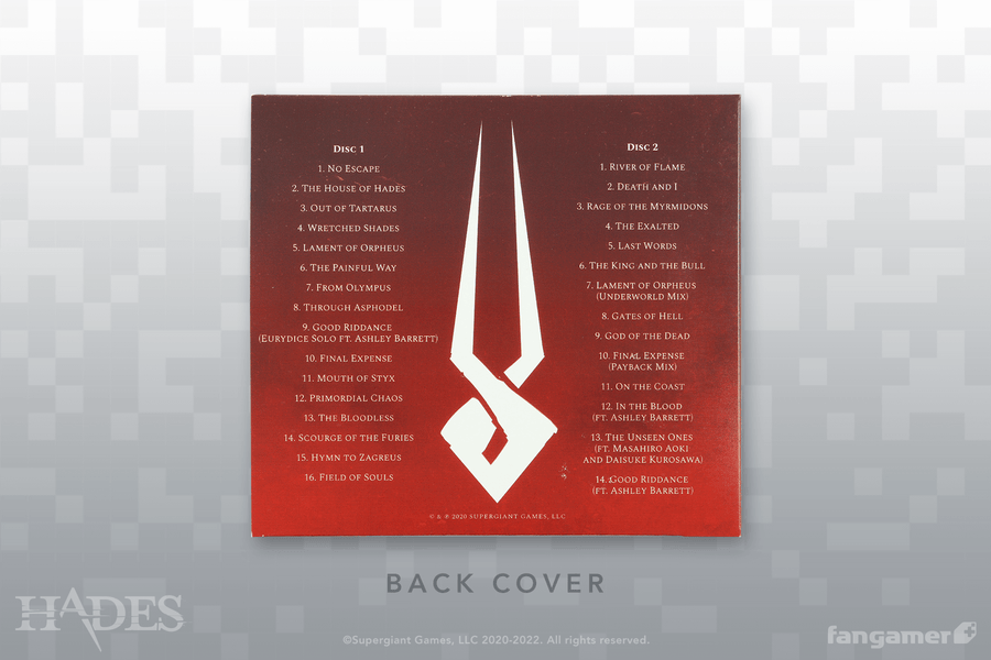 Hades Original Soundtrack CD - Fangamer Europe