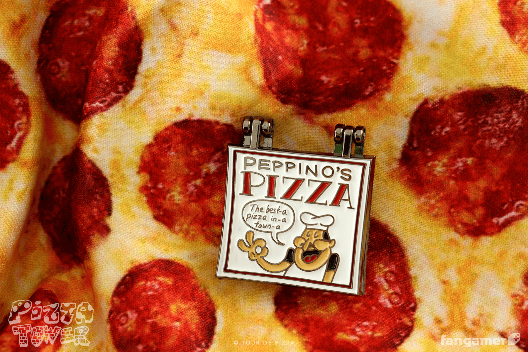 Pizza Tower - Best-a Pizza Hinged Pin - Fangamer Europe