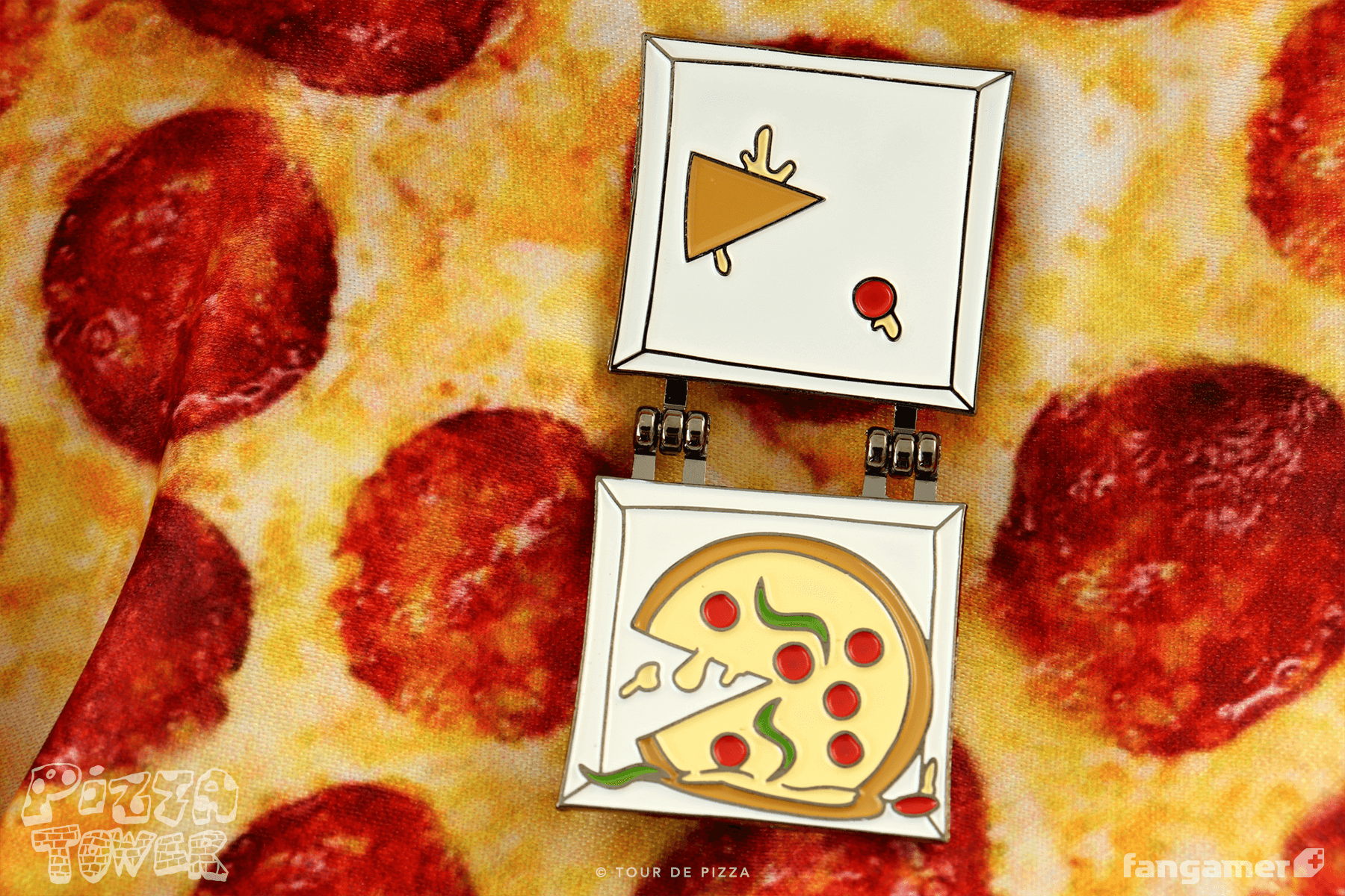 Pizza Tower - Best-a Pizza Hinged Pin - Fangamer Europe